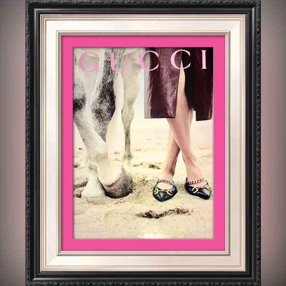 Gucci | Art | Gucci Advertising Print | Poshmark